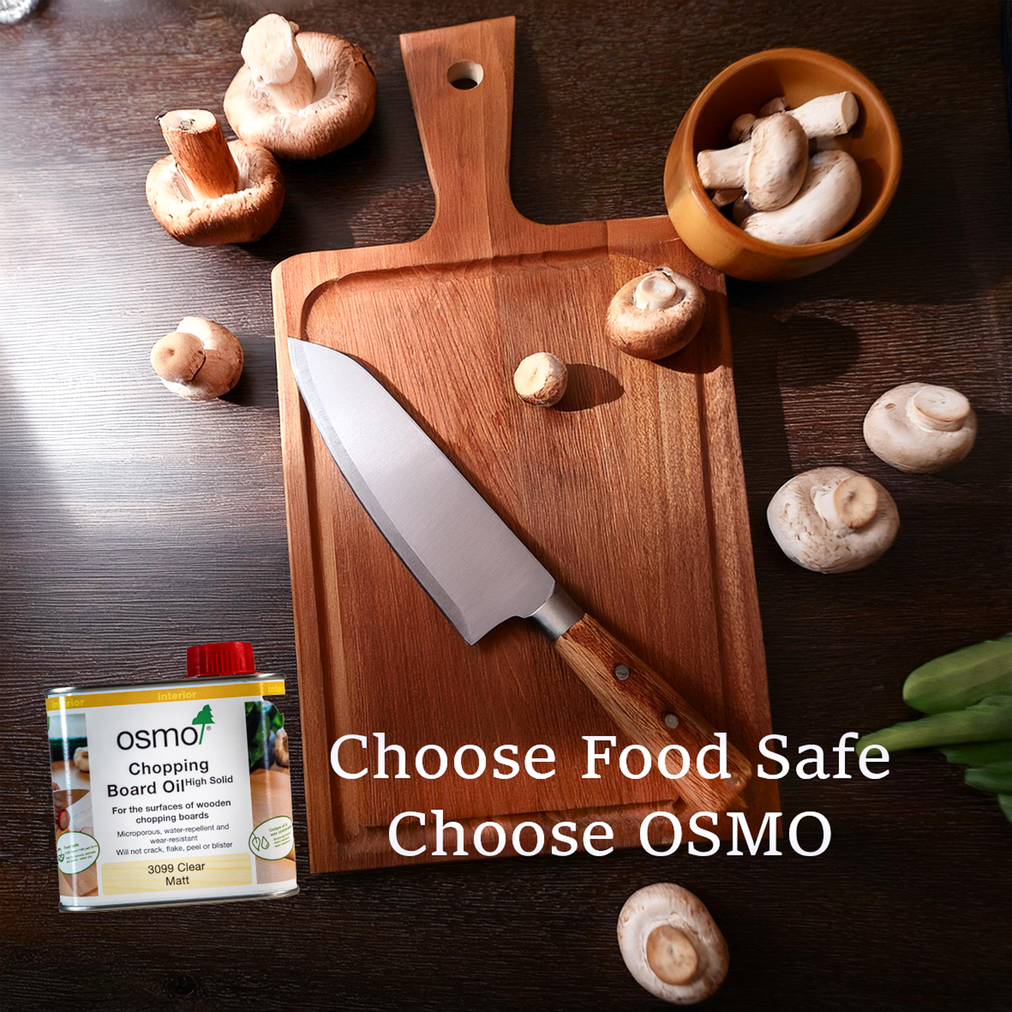 The use of food-safe oils on chopping boards is crucial for several ...
